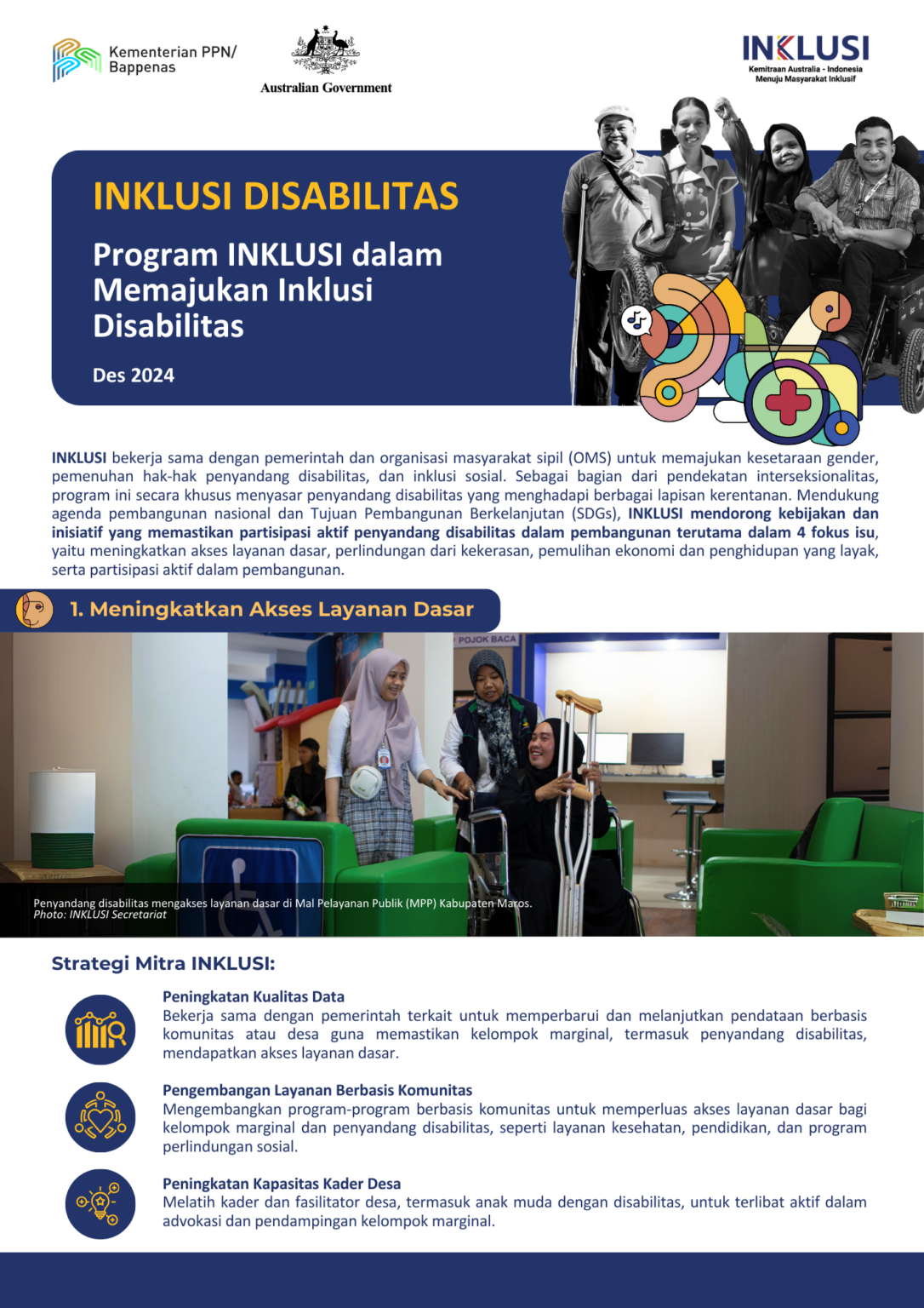 INKLUSI DISABILITAS - Program INKLUSI Dalam Memajukan Inklusi ...